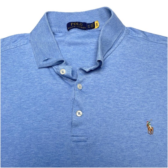 Polo Ralph Lauren | Shirts | Polo Ralph Lauren Polo Xlt Mens Blue Flesh ...